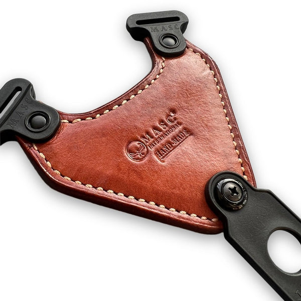 Ambidextrous Belt Tie Down, Harness Connector Plate For Shoulder Syste